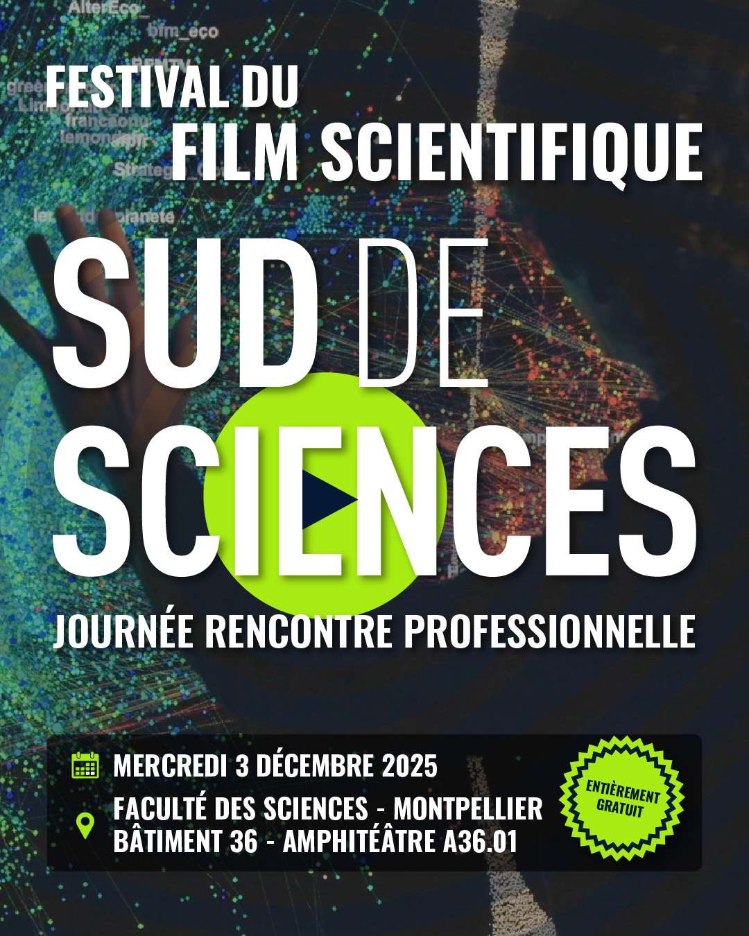 3 décembre : Sud de Sciences, le festival du film scientifique ...
